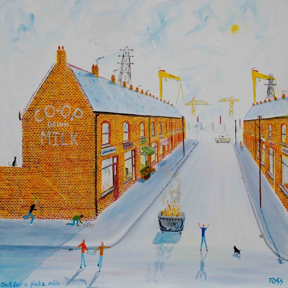 Out for a pinta milk - Foss Artist